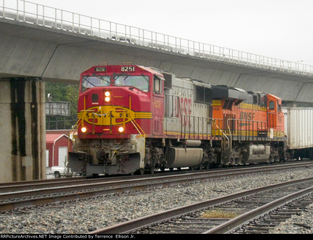 NS 251 Triple Crown Roadrailer at Oakland Jct. 10/17/13